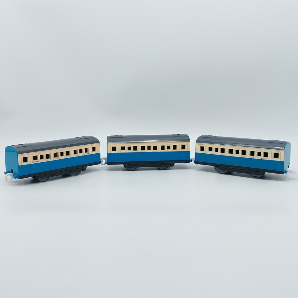 X3 Thomas & Friends Blue Coach Express Passenger Trackmaster TOMY ...