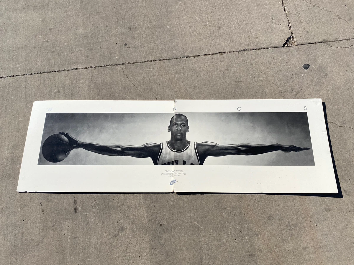 Framed Michael Jordan Wings Poster