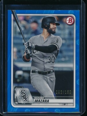 NOMAR MAZARA 2020 Bowman Paper BLUE Parallel #/150 Chicago White Sox | eBay