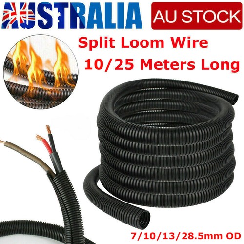 7mm-28.5mm PP Fireproof Split Loom Wire Conduit Hose Flexible Cable ...