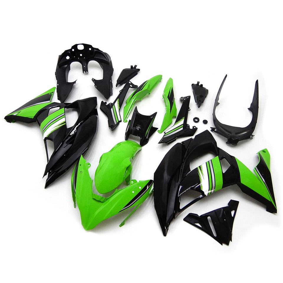 Green Black Fairings Plastics Shell for Kawasaki Ninja 650 2017 18 2019 ...