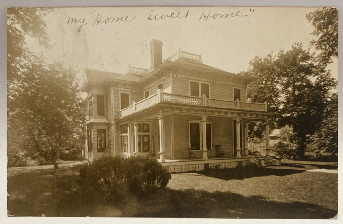 1907 RPPC House, Home, Whiting, Iowa IA Vintage Real Photo Postcard | eBay