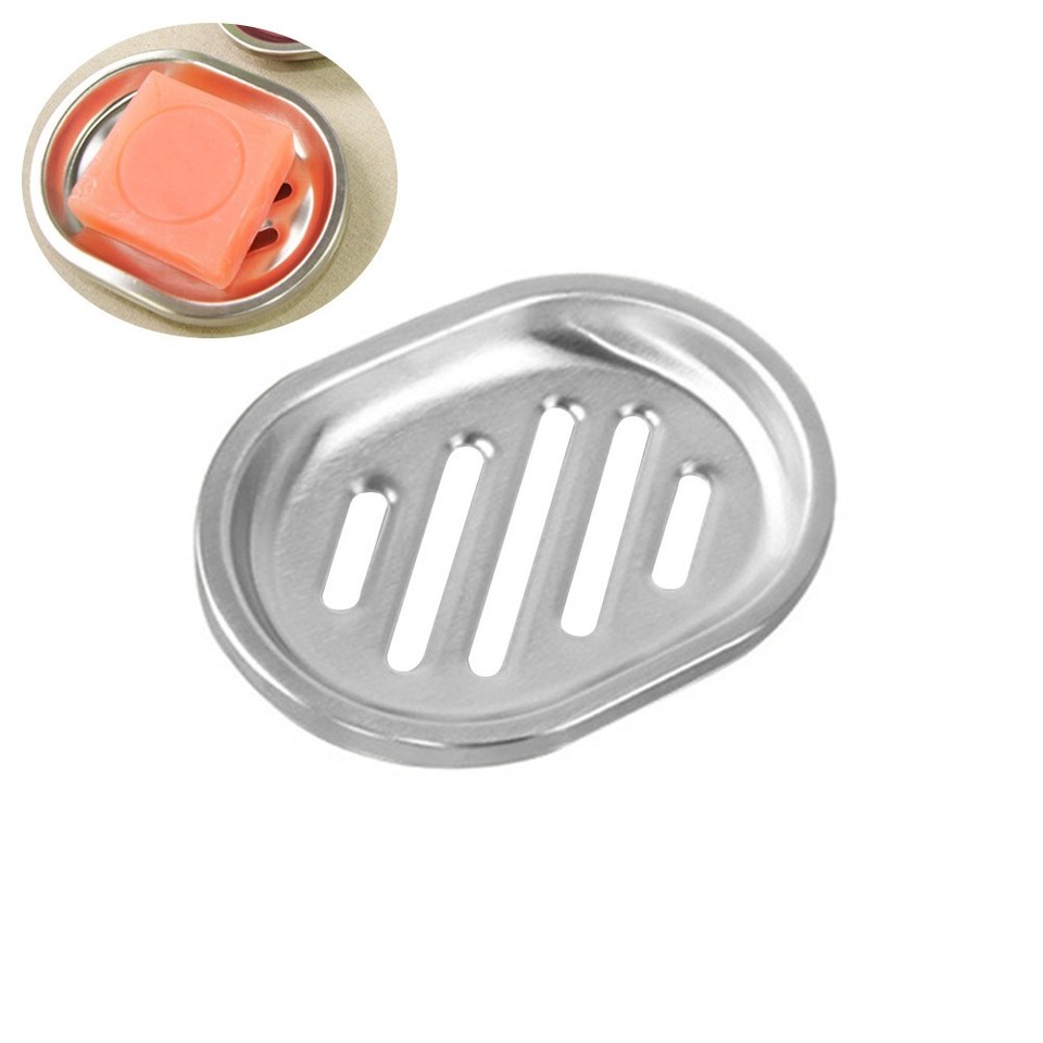 Shower Soap Tray Bathroom Accessories Vanity Dishes with Drain Holes ...