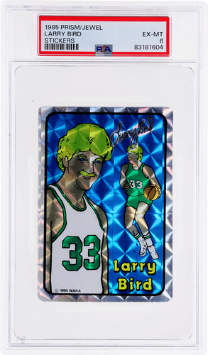1985 Prism/Jewel Stickers Larry Bird #2 PSA 6 | eBay