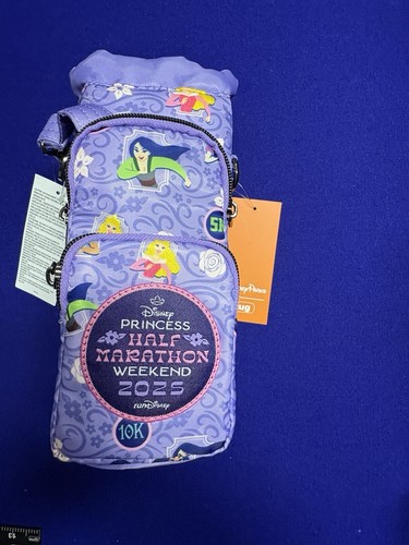 2025 RunDisney Princess Half Marathon Lug Huggie Water Bottle Crossbody ...