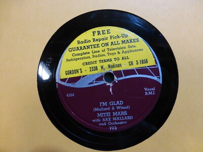 MITZI MALLARD & SAX MALLARD ROLL EN & I'M GLAD 78 10" | eBay