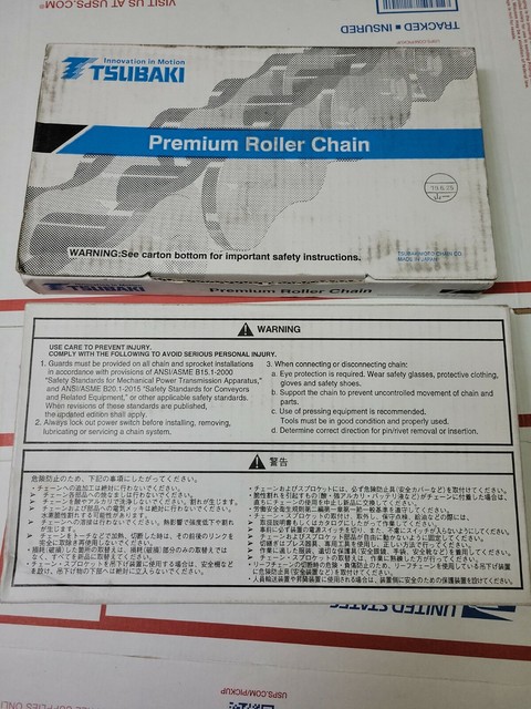 Tsubaki Rs50-ss-1 Roller Chain 192 Links RS50SS1 for sale online | eBay