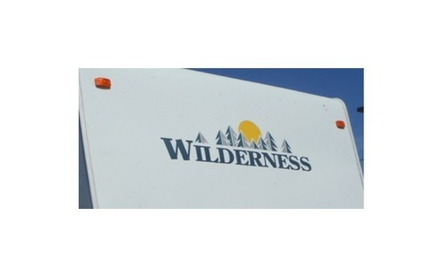 Wilderness by Fleetwood RV TRAILER DECAL Sticker Emblem Tree Scene Set ...