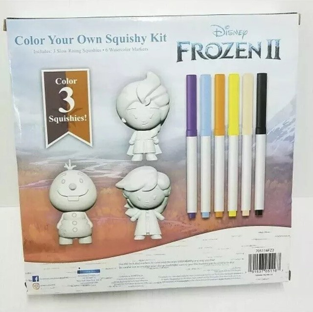 Disney Frozen 2 II DIY Make Your Own Squishee Squishy Olaf Anna Elsa ...