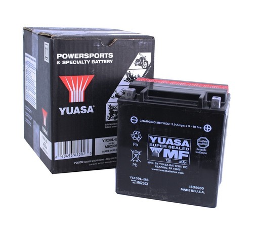 Yuasa YIX30L-BS AGM Fresh Pack 12 Volt Battery YIX30LBS | eBay