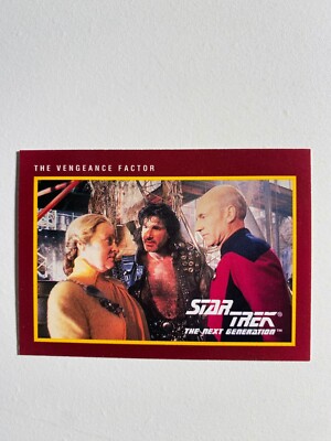 1991 STAR TREK THE NEXT GENERATION #192 THE VENGEANCE FACTOR NM-MT CARD ...
