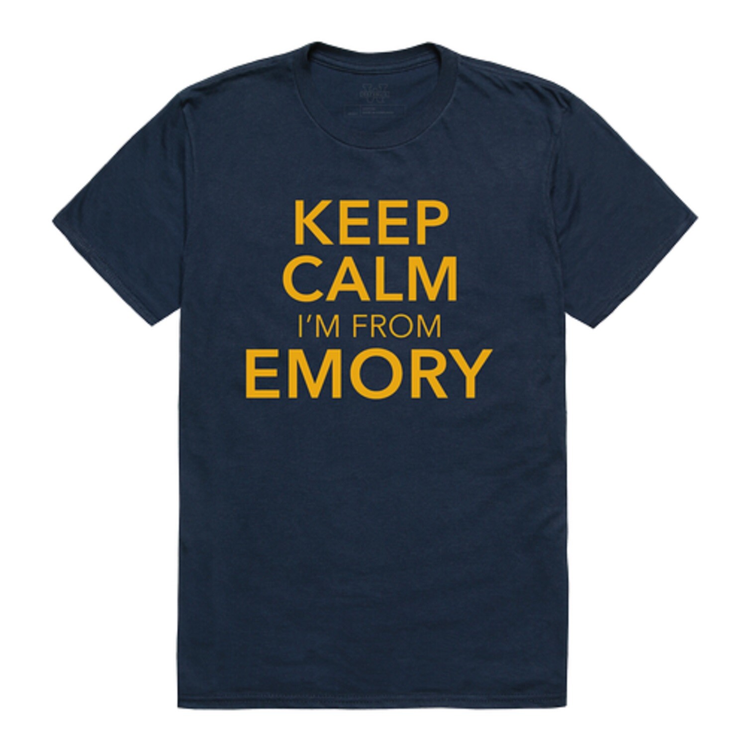 Emory University Eagles EU NCAA College Cotton Keep Calm Tee T-Shirt S ...