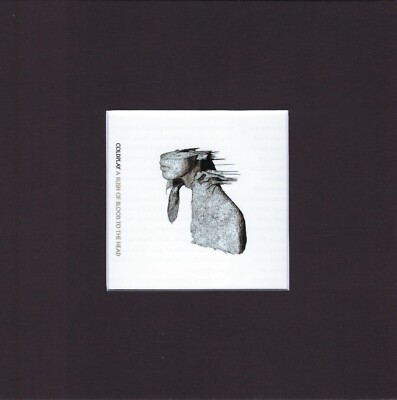 8X8" Matted Print Album Cover Picture: Coldplay, A Rush of Blood to The ...