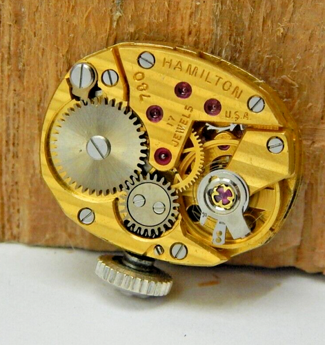 Vintage Hamilton 780 17 jewel ladies wrist watch movement with good ...