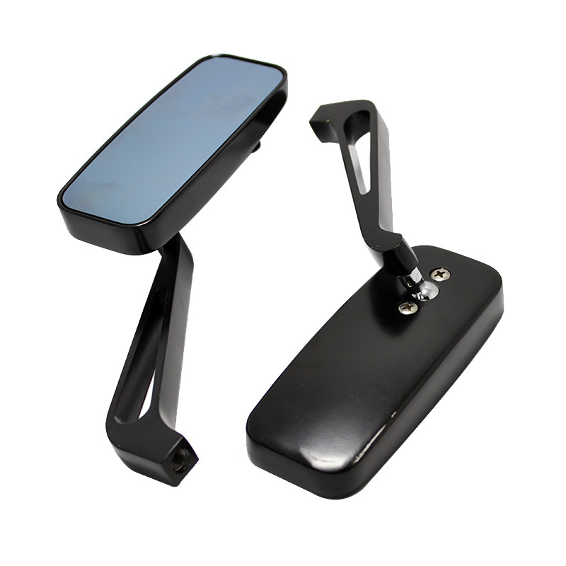 Rectangle Motorcycle Rearview Mirrors 8/10mm For Harley Softail ...