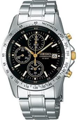 SEIKO SBTQ043 Mens Chronograph Watch SPIRIT Practical Waterproof From ...