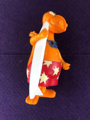 5" Cheesasaurus Rex Dinosaur Kraft Macaroni & Cheese SURFER BENDY Dude ...