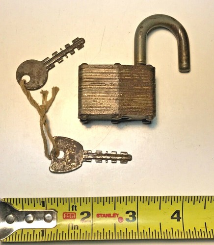 Vintage Master Lock Co. with Original 2 Working Keys - MADE IN USA | eBay
