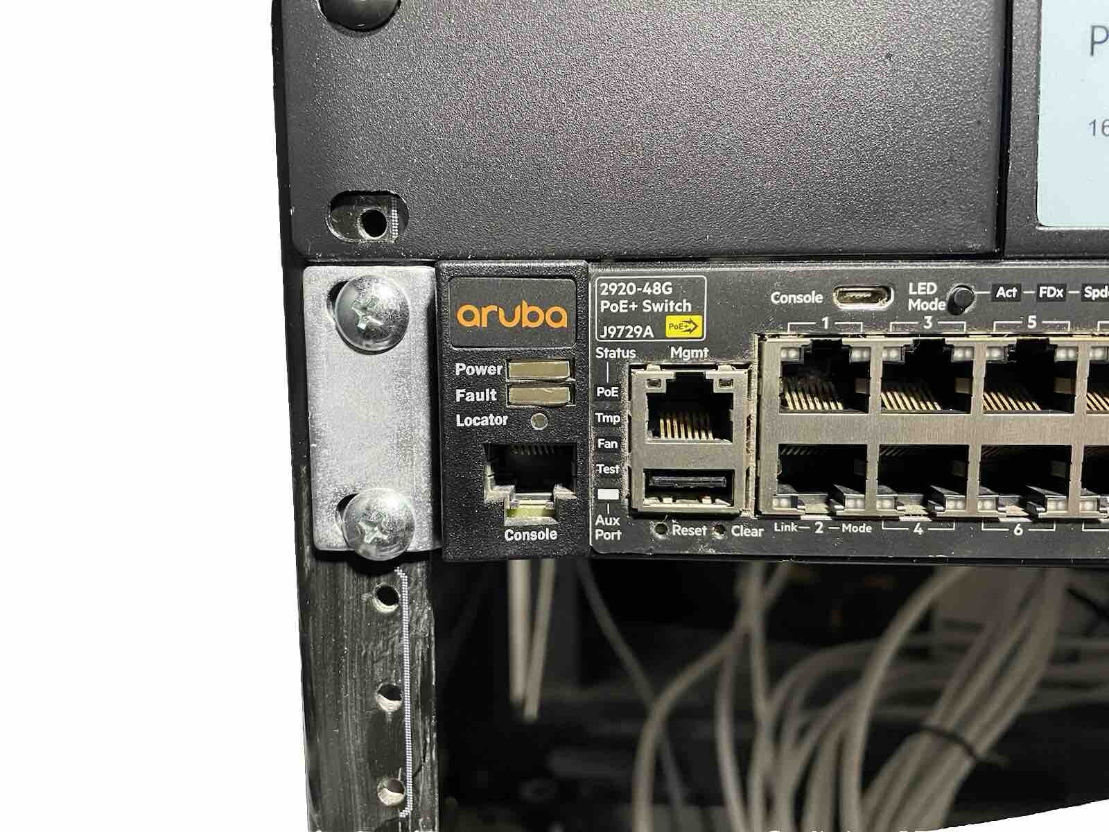 HPE Aruba (J9727A) 48 Port Rack Mountable Ethernet Switch. Business Use ...