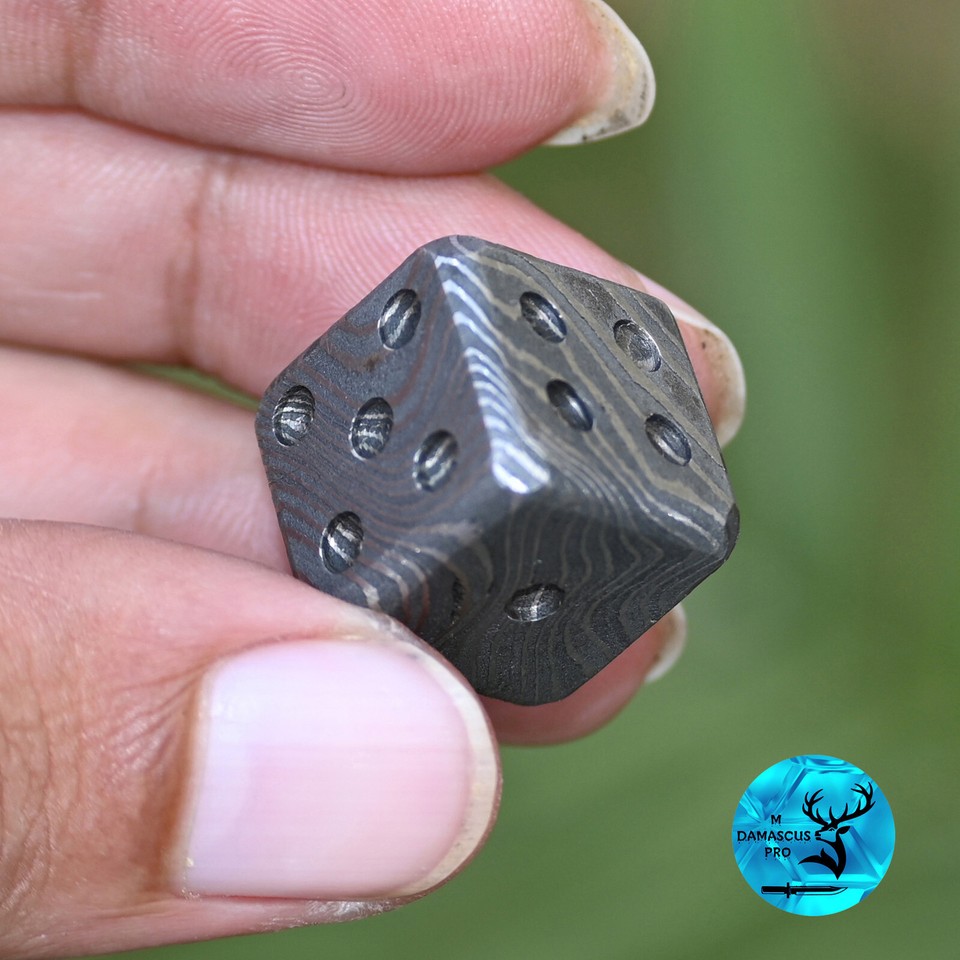 16MM CUSTOM HANDMADE FORGED DAMASCUS STEEL FULL TANG LUDO DICE 2758 | eBay