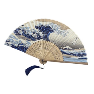 Classical Bamboo Folding Fan 8.3 Inch Handheld Japanese Ukiyoe The ...