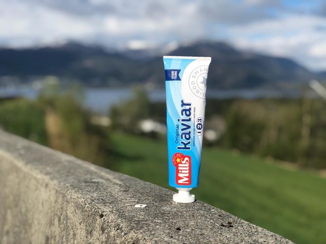 Norwegian Food Original Caviar Tube Spread Smoked Cod Fish Roe Mills ...