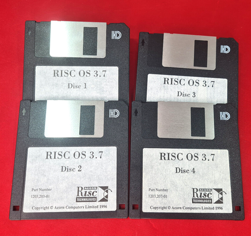 1996 Acorn Risc OS 3.7 Disk Installation P/N 123,201 -01 | eBay