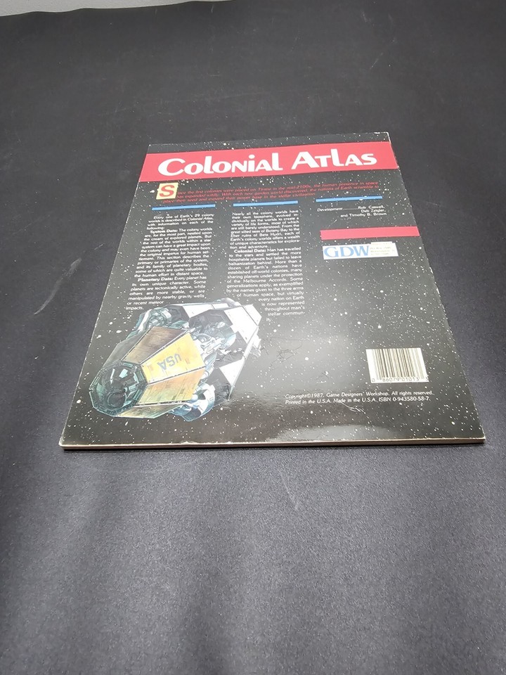 GDW Traveller 2300 AD Colonial Atlas 1013 PB 86079010133| eBay
