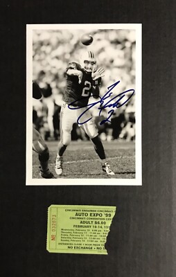 1999 Tim Couch CLEVELAND BROWNS Signed Photo And Auto Ticket | eBay