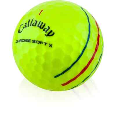 24 Callaway Chrome Soft X/LS Yellow Triple Track Near Mint AAAA Used ...