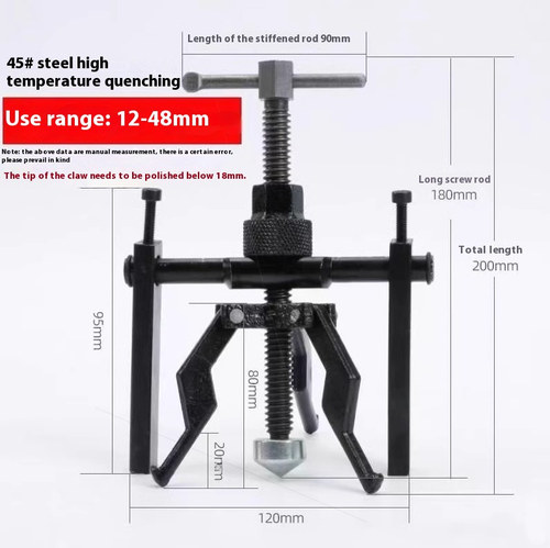 Inner Bearing Pull Horse Inner Bore Bearing Dismounting Tool Three-jaw ...