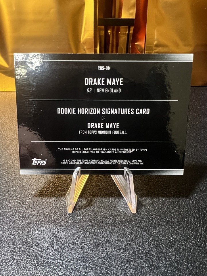 2024 Topps Midnight Drake Maye Rookie Moon Beam Signatures MVP??🔥 | eBay