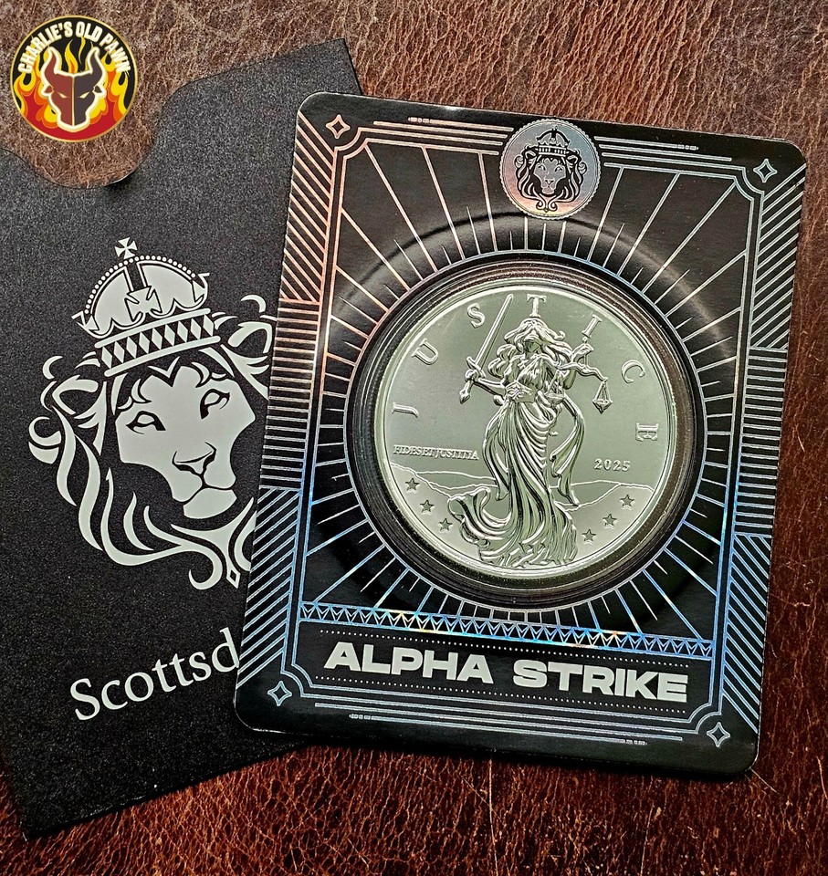 2025 1 oz Silver Niue Lady Justice Coin in Alpha Strike - Certi-Lock BU ...