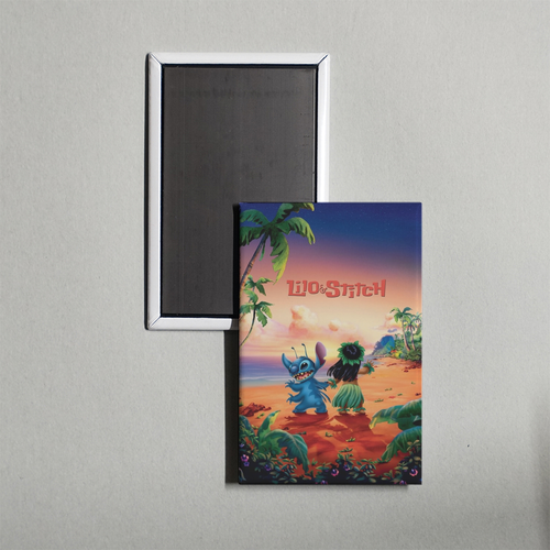 Lilo & Stitch Mini Movie Poster Fridge Locker Magnet | eBay