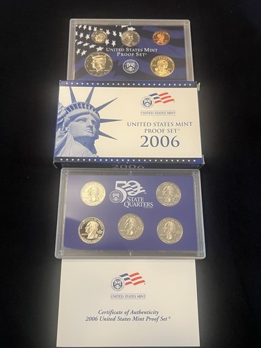 2006 US Mint 10 Coin Proof Set Original Packaging w/COA | eBay