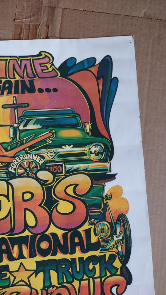 Ray Farhner's Int'l Auto*Cycle*Truck Shows Poster by Dave Bell Vintage ...