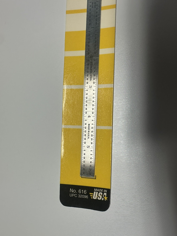 New Old Stock Vintage General Stainless Steel 6" No. 616 Rulers Made in ...