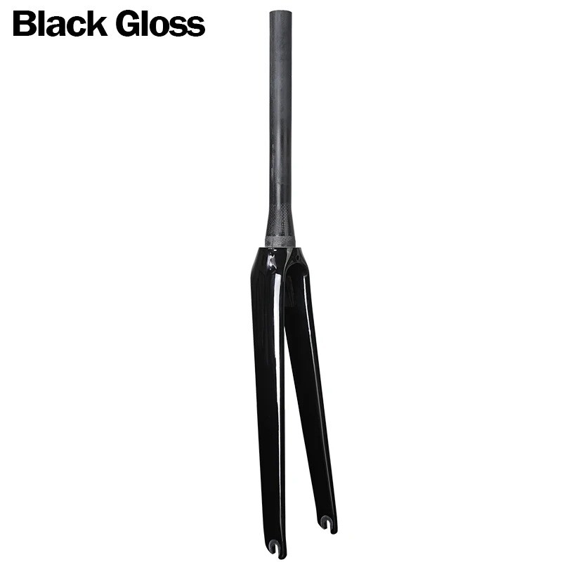700C Fixed Gear Carbon Fiber Hard Forks for Track or Road Bike Tapered ...