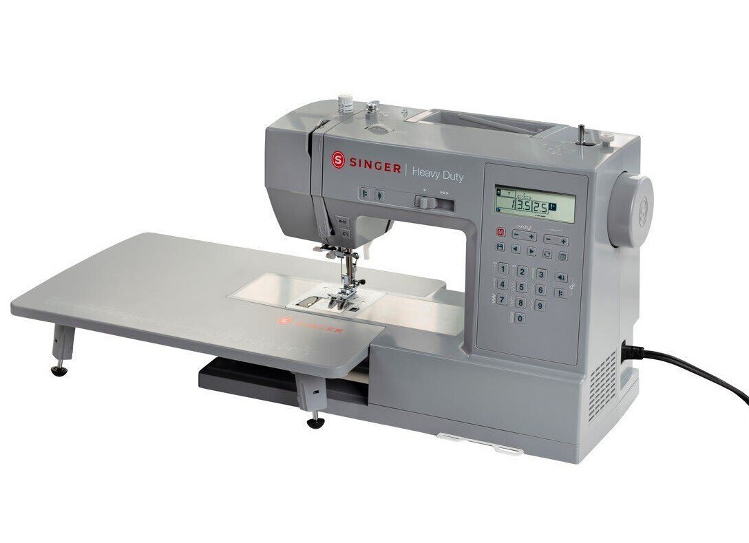 SINGER HD6700 Electronic Heavy Duty Sewing Machine with Extension Table ...