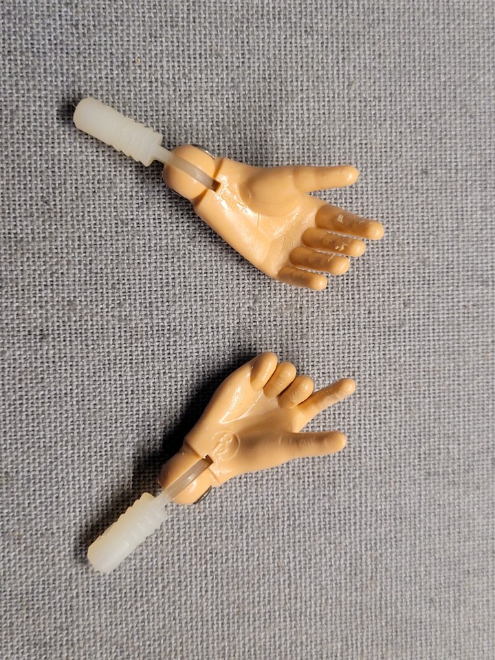 VINTAGE GI JOE Right Left Hand Body Part Hands - PAIR OF HANDS | eBay