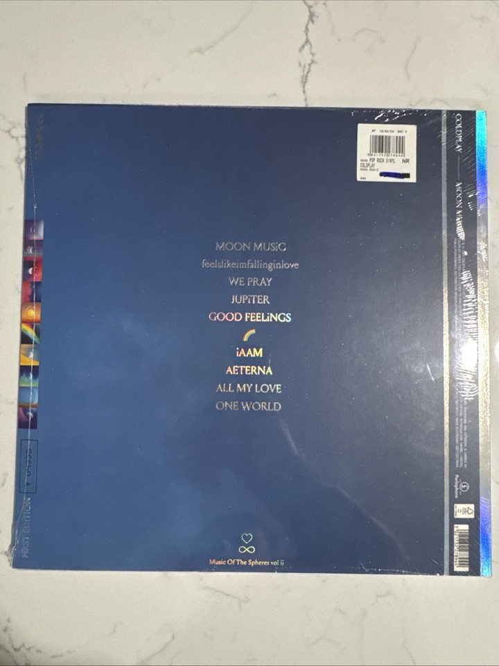 COLDPLAY Moon Music USA LOW NUMBER YELLOW Color NEW Vinyl LP Nt CD FAST ...