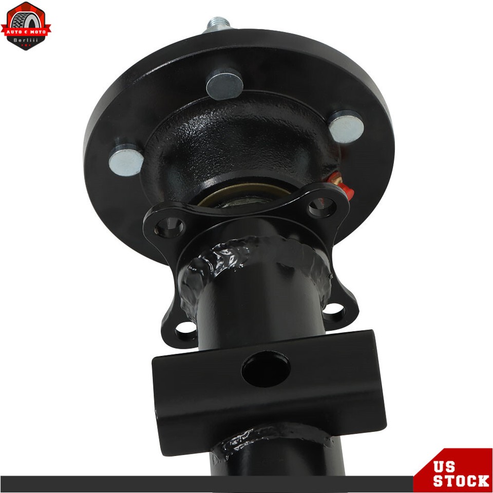 3500lbs Trailer Axle 5 lug 61" Hub Face 46" Spring Center 48" Wide ...