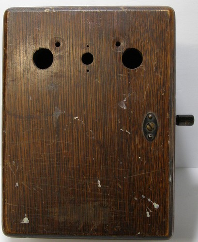 Vintage Antique Telephone Phone Ringer Wooden Box | eBay