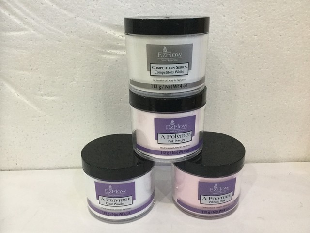 4oz EzFlow Acrylic Nail Powder a Polymer Pink for sale online | eBay