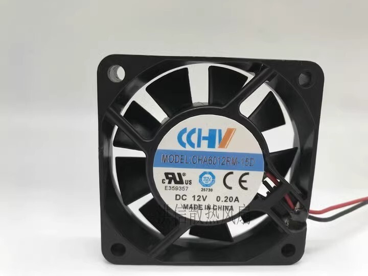 new 1 pcs CCHV Fan CHA6012RM-15D fan DC12V 0.20A 6015 6cm 2 wire ...