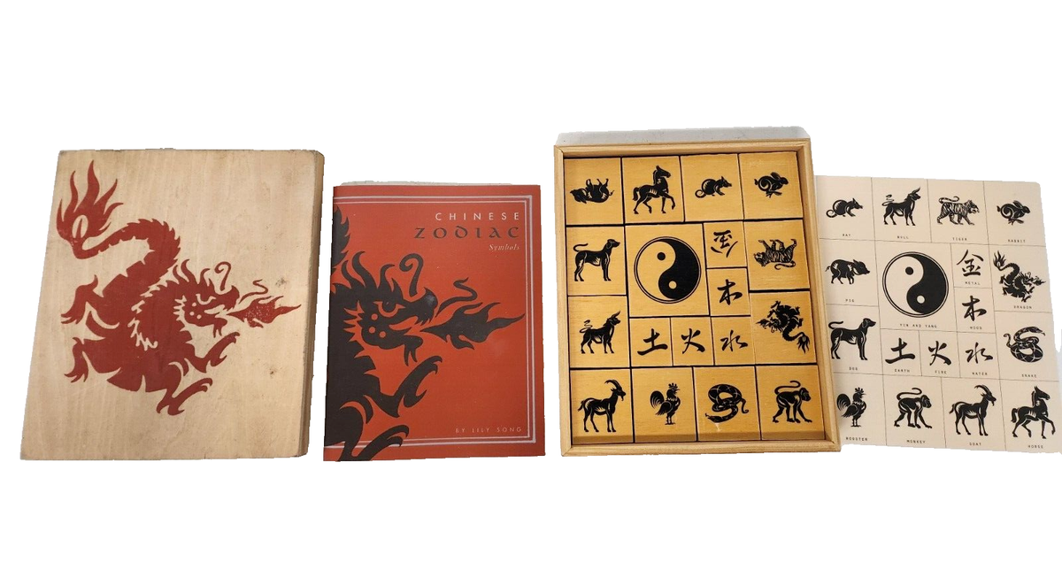 Chinese zodiac rubber stamps - Horoscopeaz.com