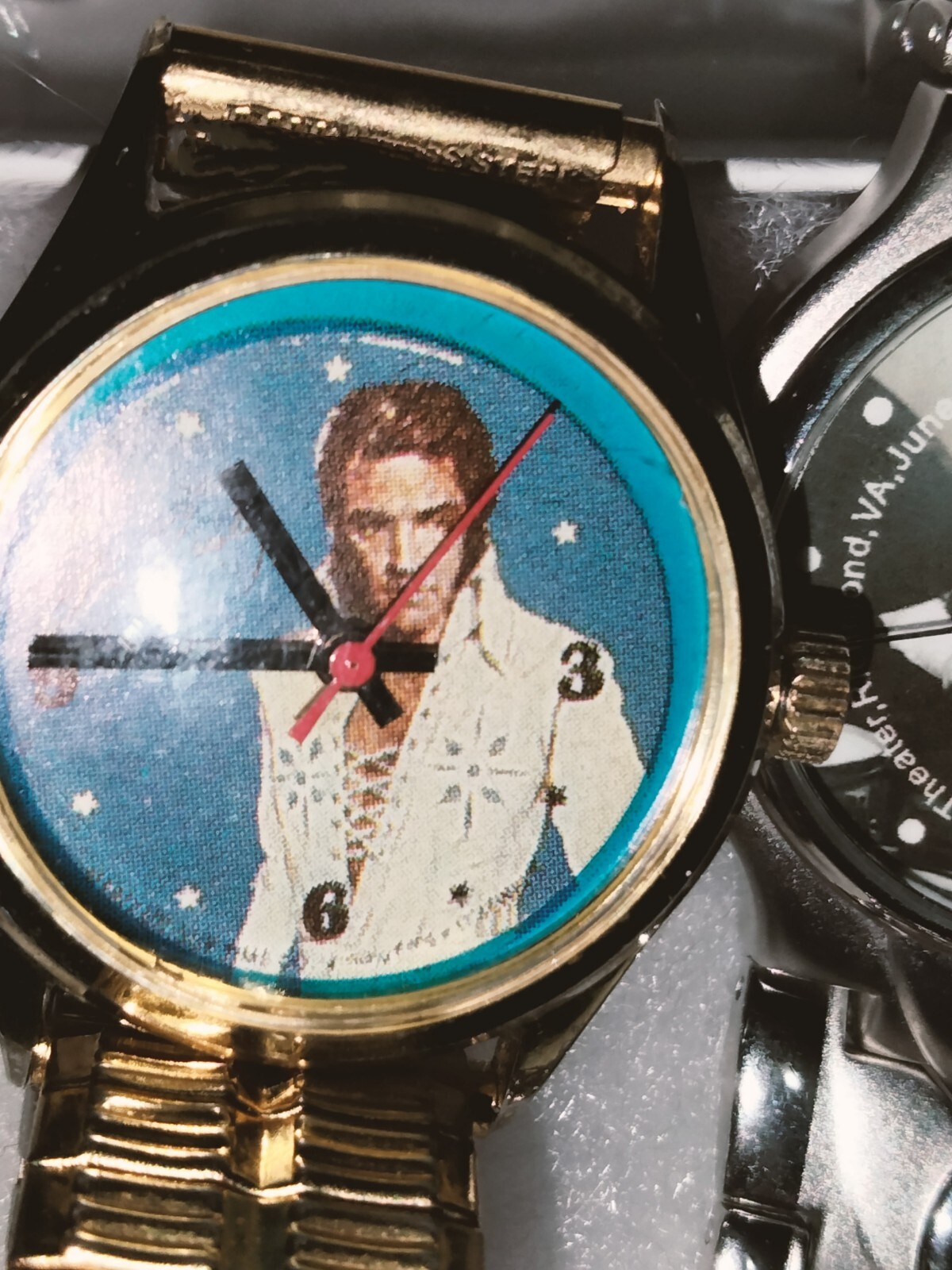 💫Two Commemorative Elvis Presley men's Wrist Watches' Wertheimer ...