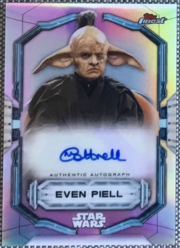 2022 Topps Finest Star Wars REFRACTOR AUTO Michaela Cottrell as Even ...