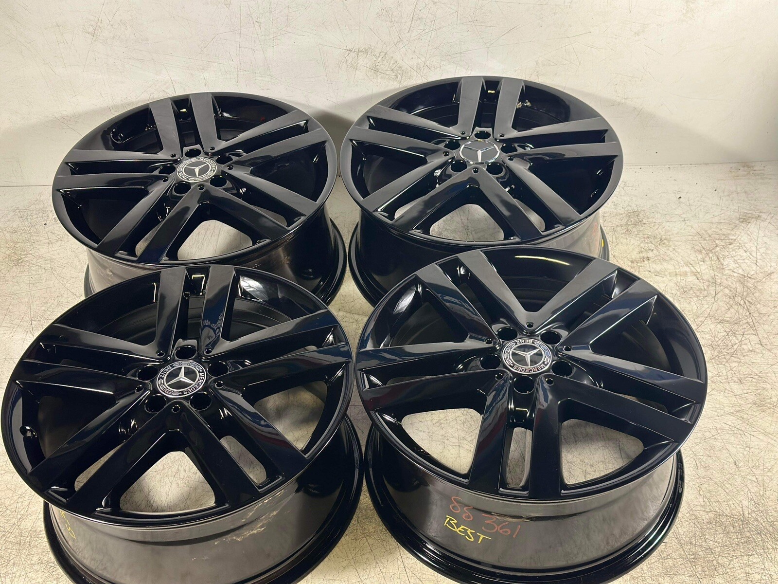Mercedes GL450 2010-2013 19" Factory OEM Wheels Rims Set gloss black | eBay
