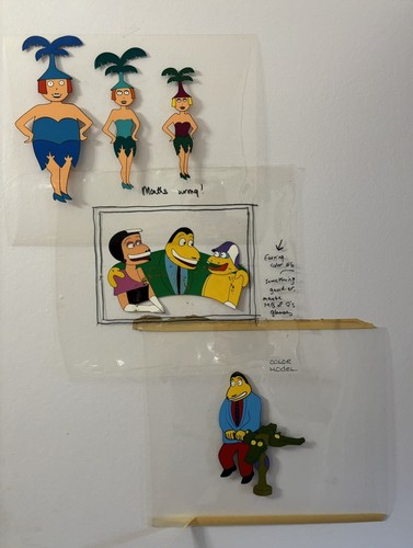 3 Vintage Sally Cruikshank Hand-Painted Quasi at the Quackadero ...